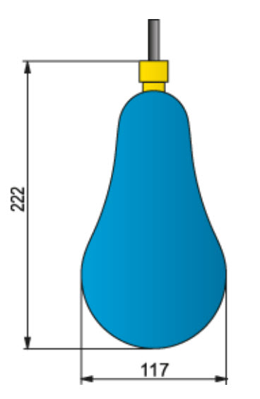 Plovákový spínač NIVELCO Nivofloat NW, 230 V, kabel 5 až 20 m | e ...